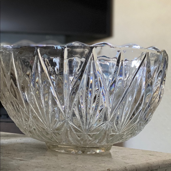 Accents | Vintage Crystal Punch Bowl Set | Poshmark